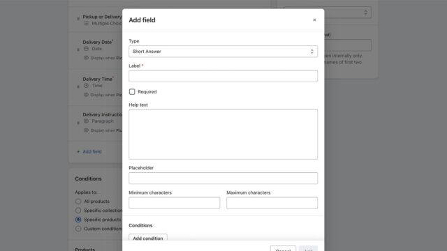 Shopify Order Form Fields App - Product & Checkout Form | Magical Apps